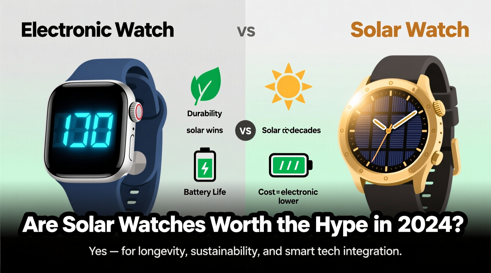 Electronic Watch Vs Solar Watch Are Solar Watches Really Worth The Hype ...