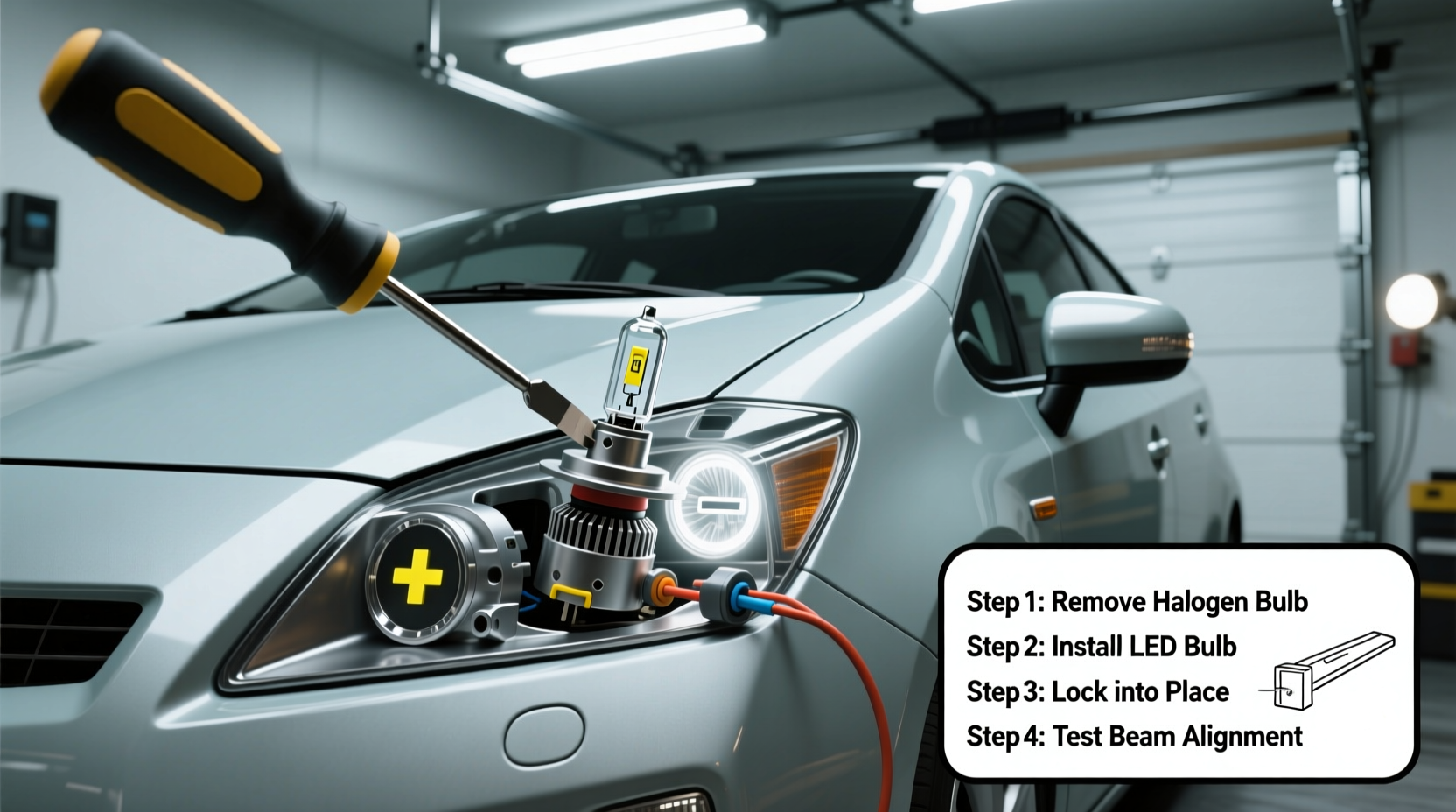 How to Install LED Headlights on a 2011 Toyota Prius