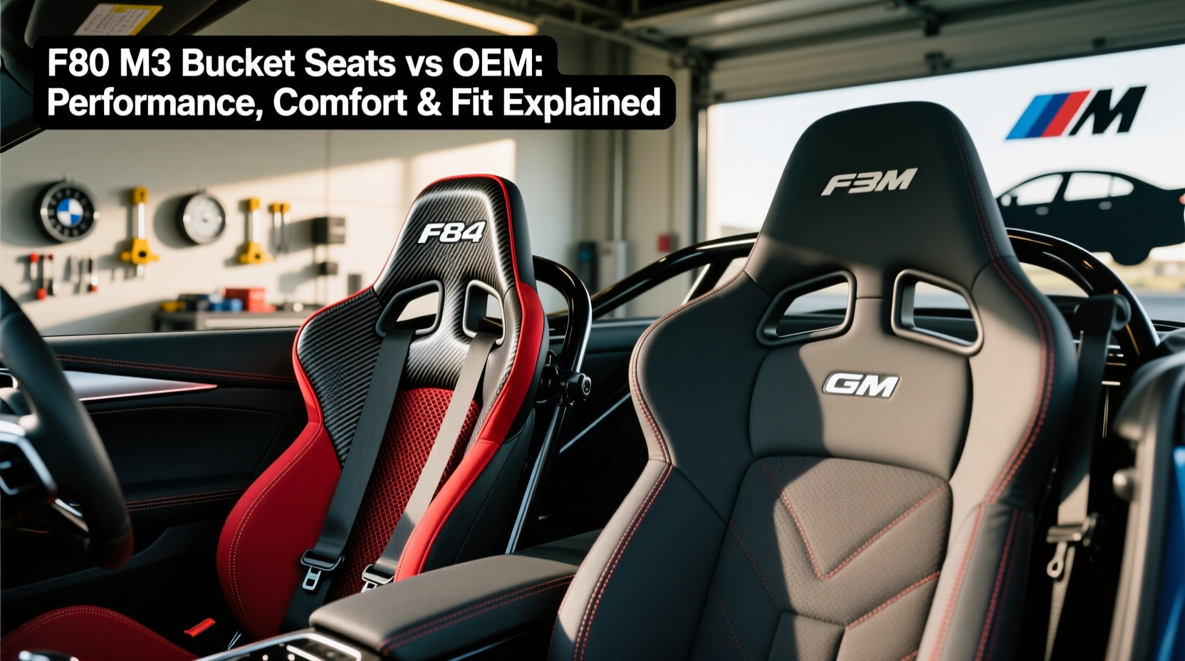 F80 M3 Bucket Seats vs OEM: Performance, Comfort & Fit Explained