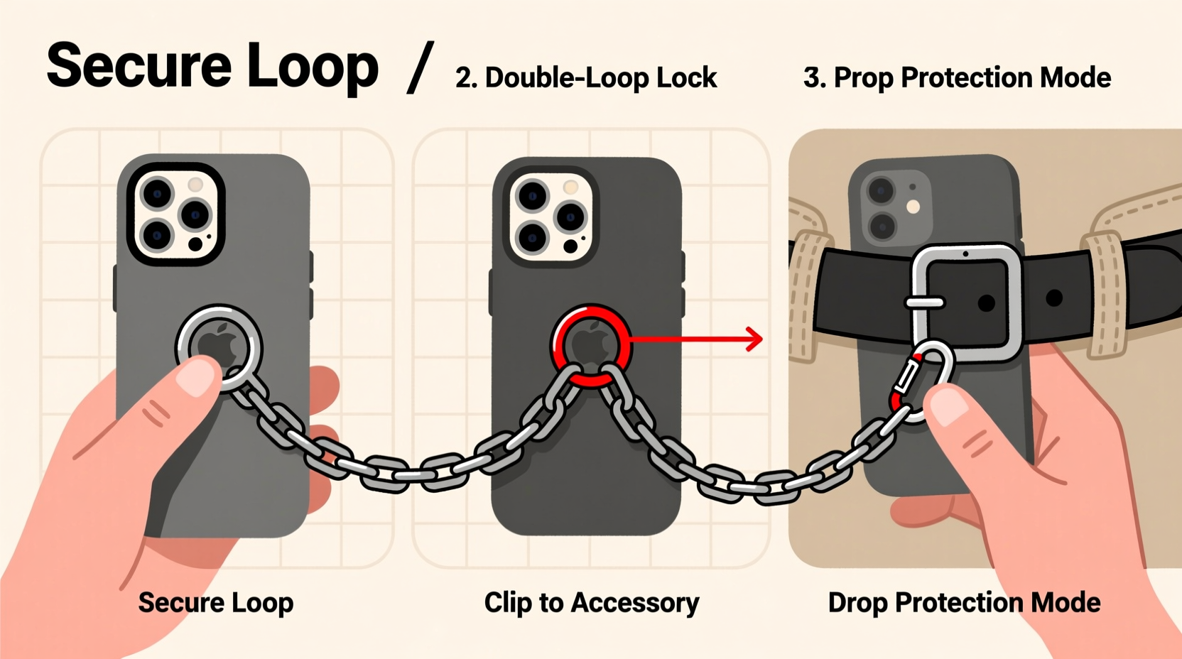 Step By Step Guide To Securely Attaching A Phone Case Chain For Maximum ...