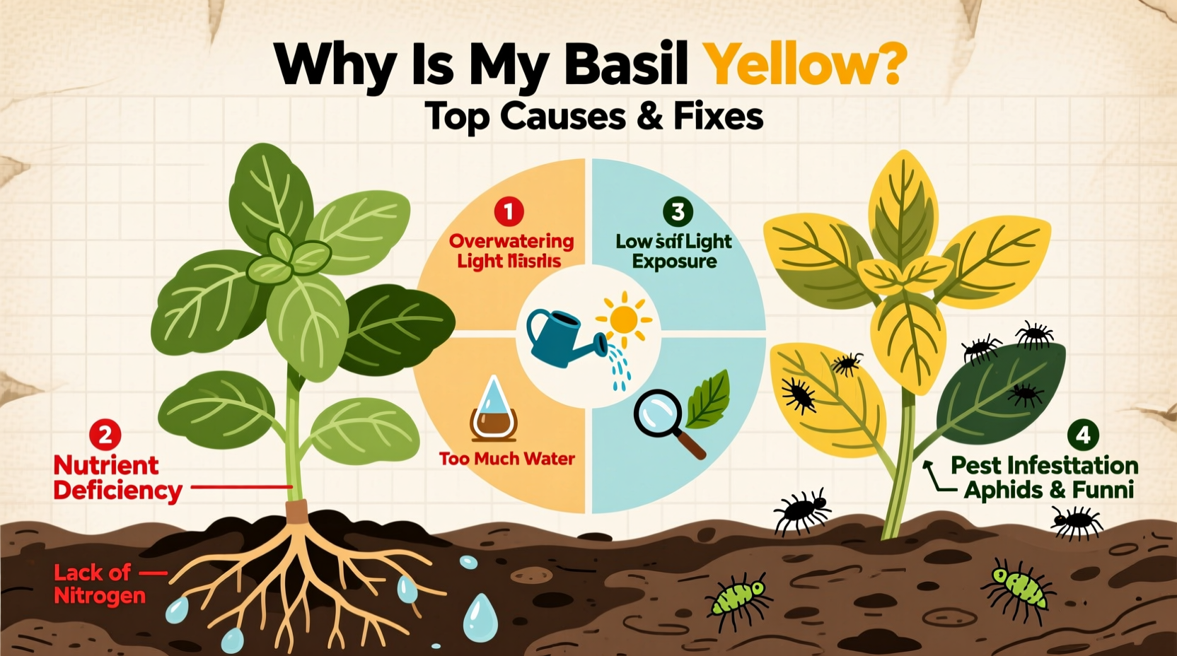 Why Is My Basil Yellow? Top Causes & Fixes