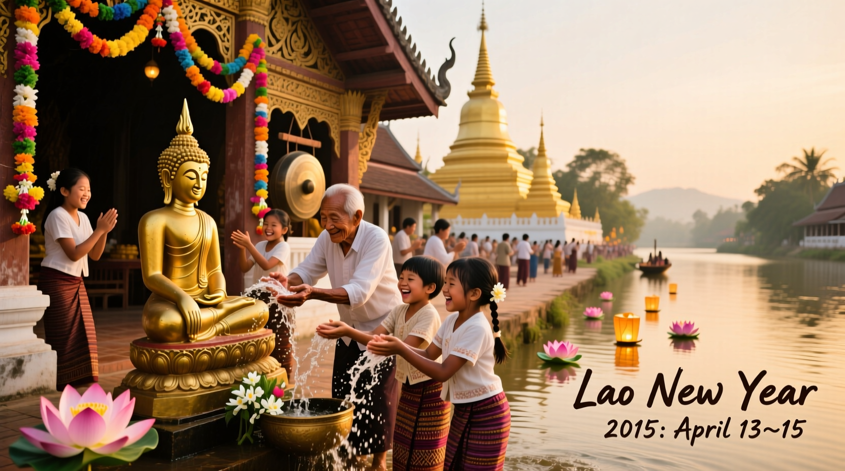 Laos New Year 2015: April 13–15, 2015