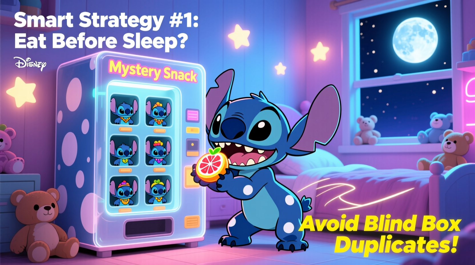 Smart Strategies To Trade Disney Stitch Eat Something Before Sleep ...