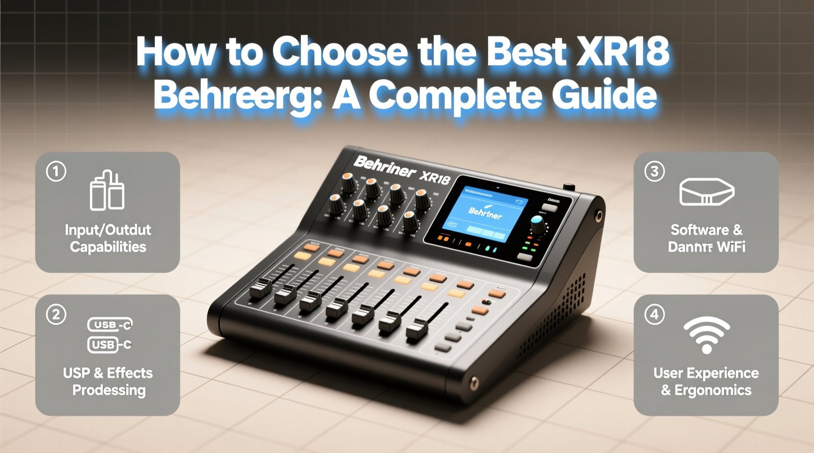 How to Choose the Best XR 18 Behringer for Your Audio Setup
