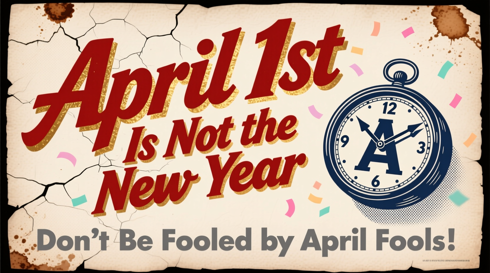 April 1st Is Not the New Year