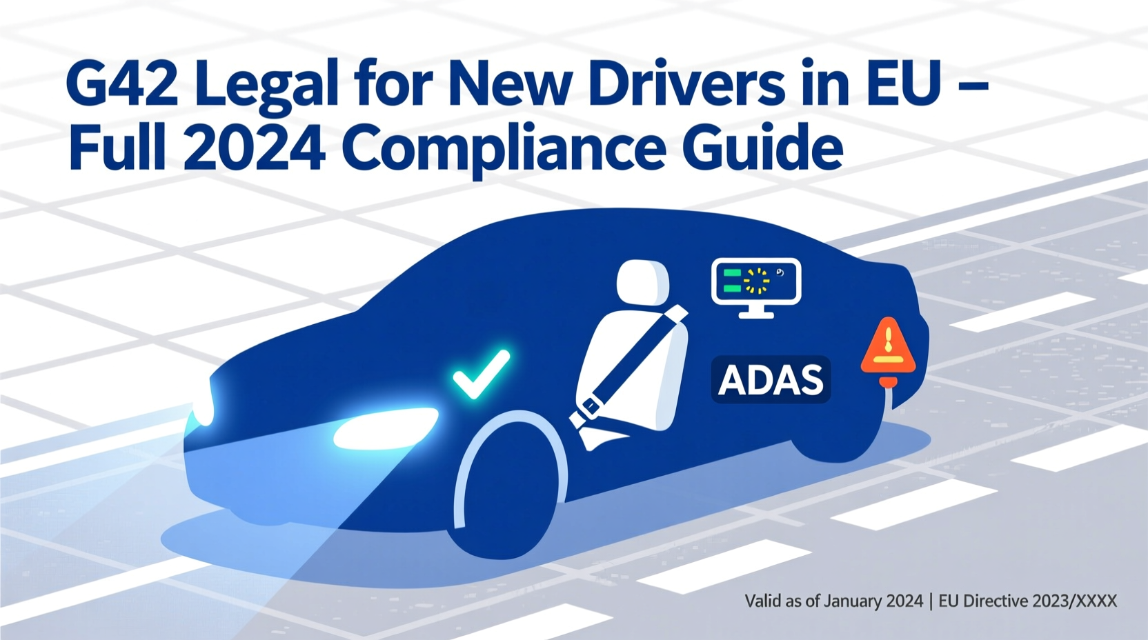 G42 Legal for New Drivers in EU: Full 2024 Compliance Guide