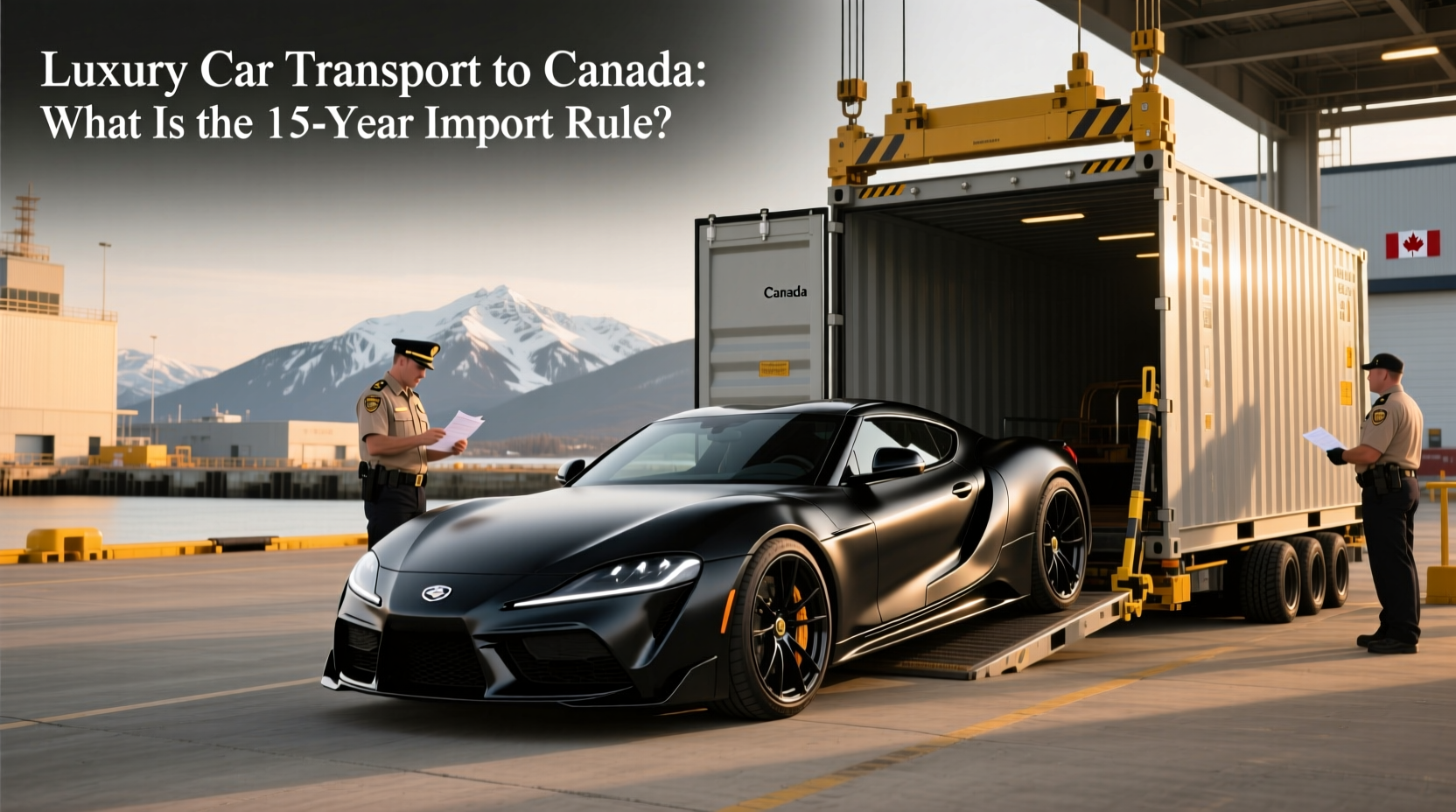 How to Import a Luxury Car from US to Canada: 15-Year Rule Guide