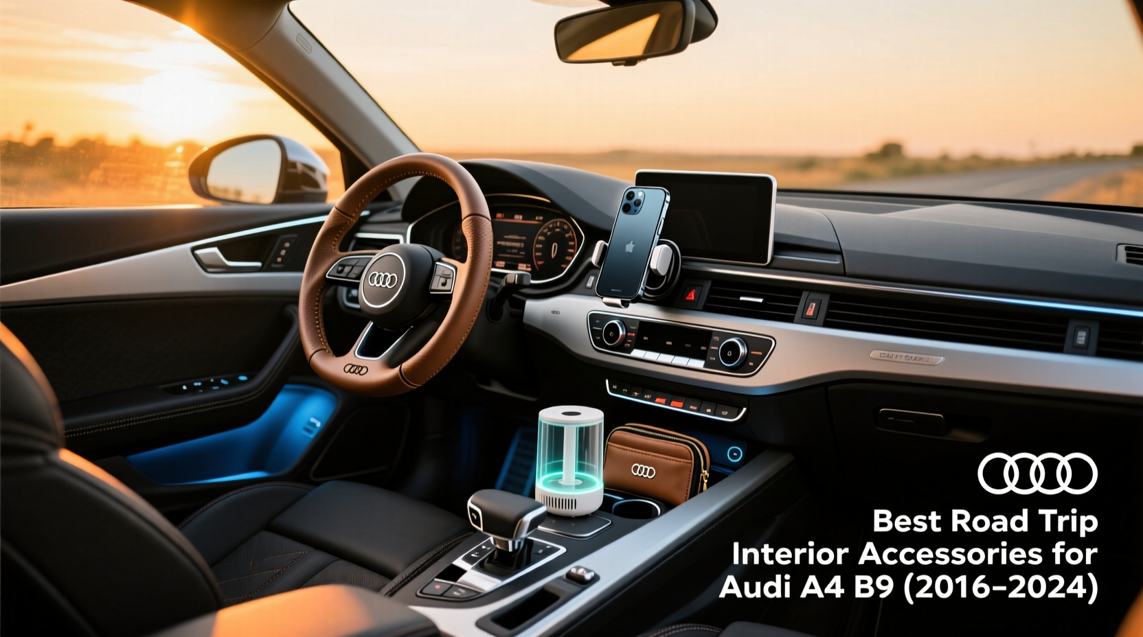Best Road Trip Interior Accessories for Audi A4 B9 (2016–2024)
