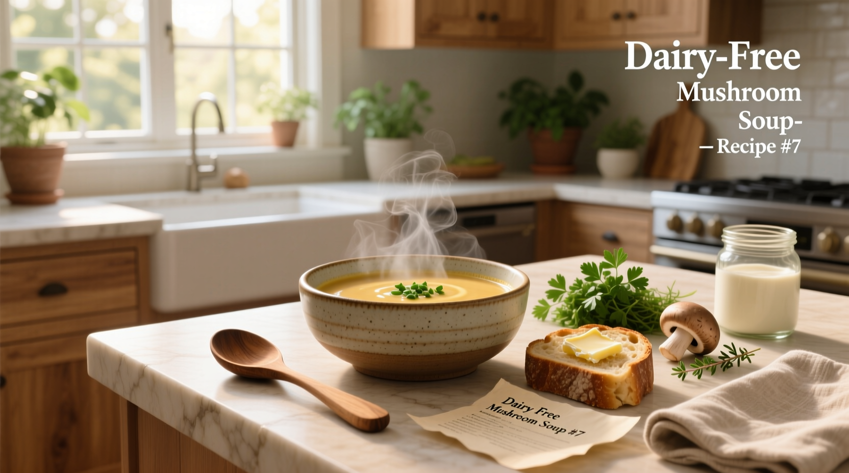 How to Make a Dairy-Free Cream of Mushroom Soup Substitute