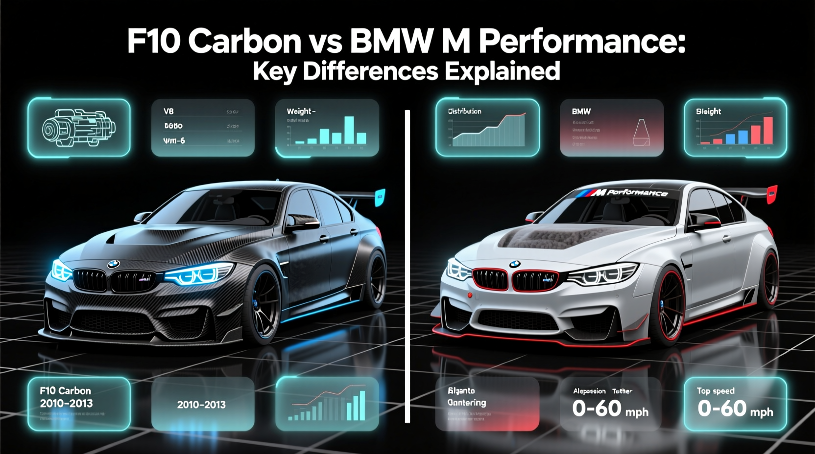 F10 Carbon vs BMW M Performance: Key Differences Explained