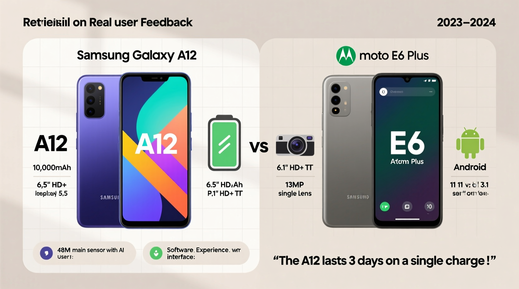 Is The Samsung A12 Really That Much Better Than The Old Moto E6 Plus ...
