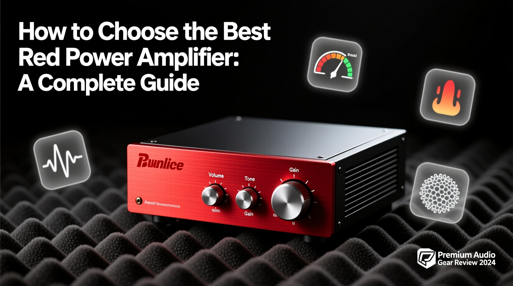 How to Choose the Best Red Power Amplifier for Your Audio Setup