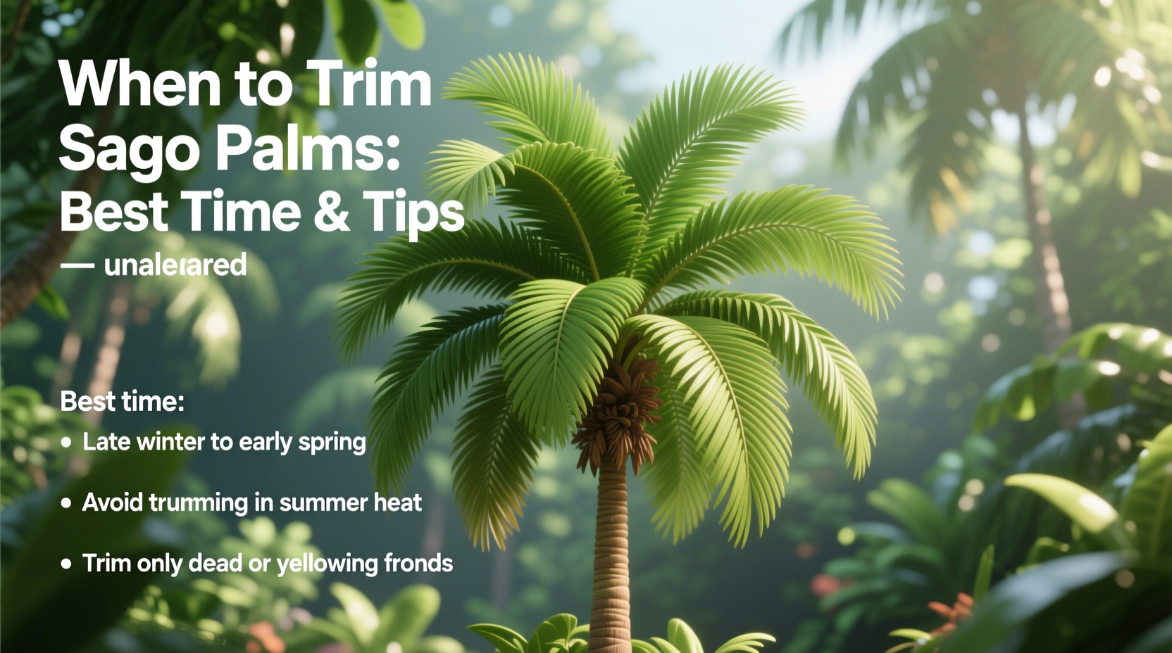 When to Trim Sago Palms: Best Time & Tips