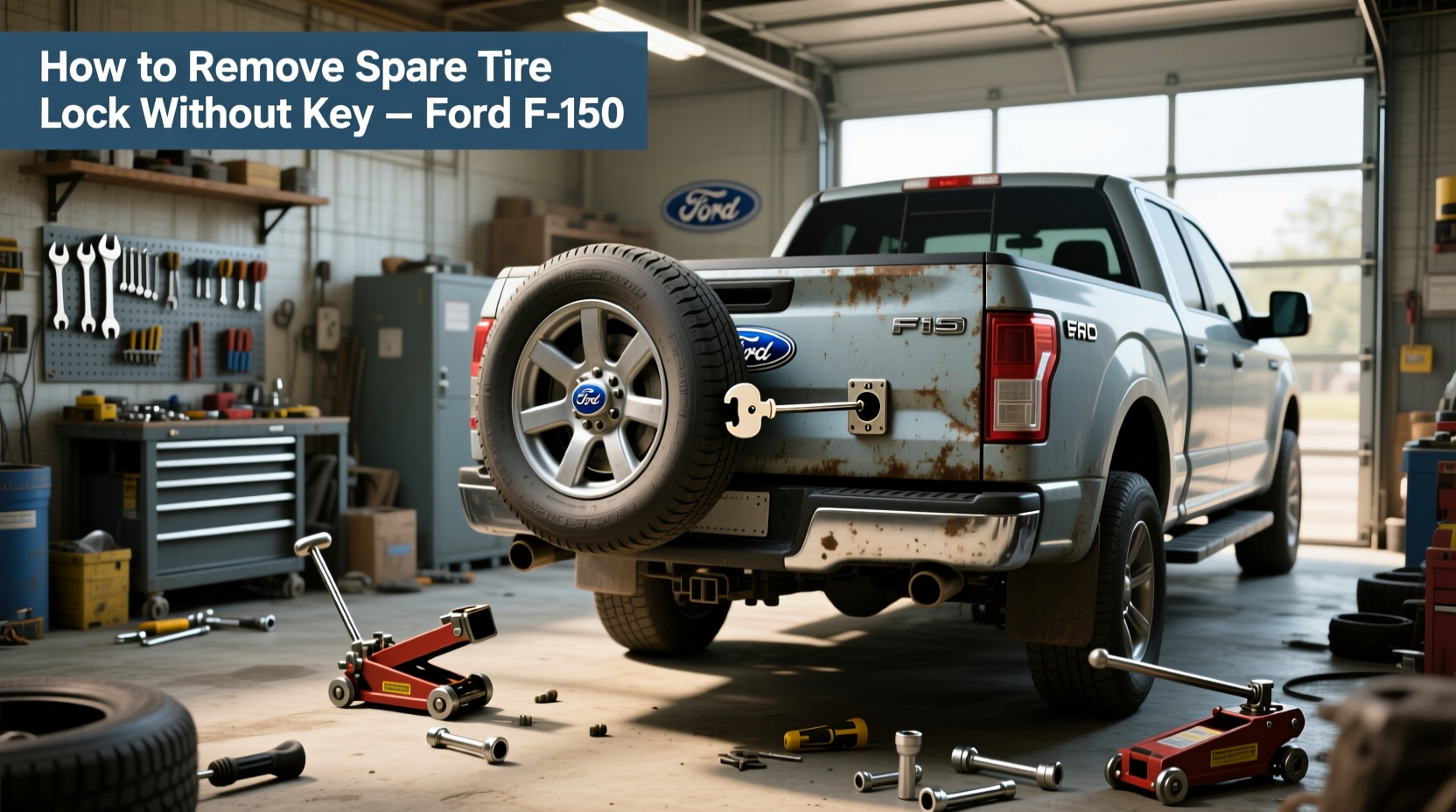 F150 Spare Tire Removal Without Tool