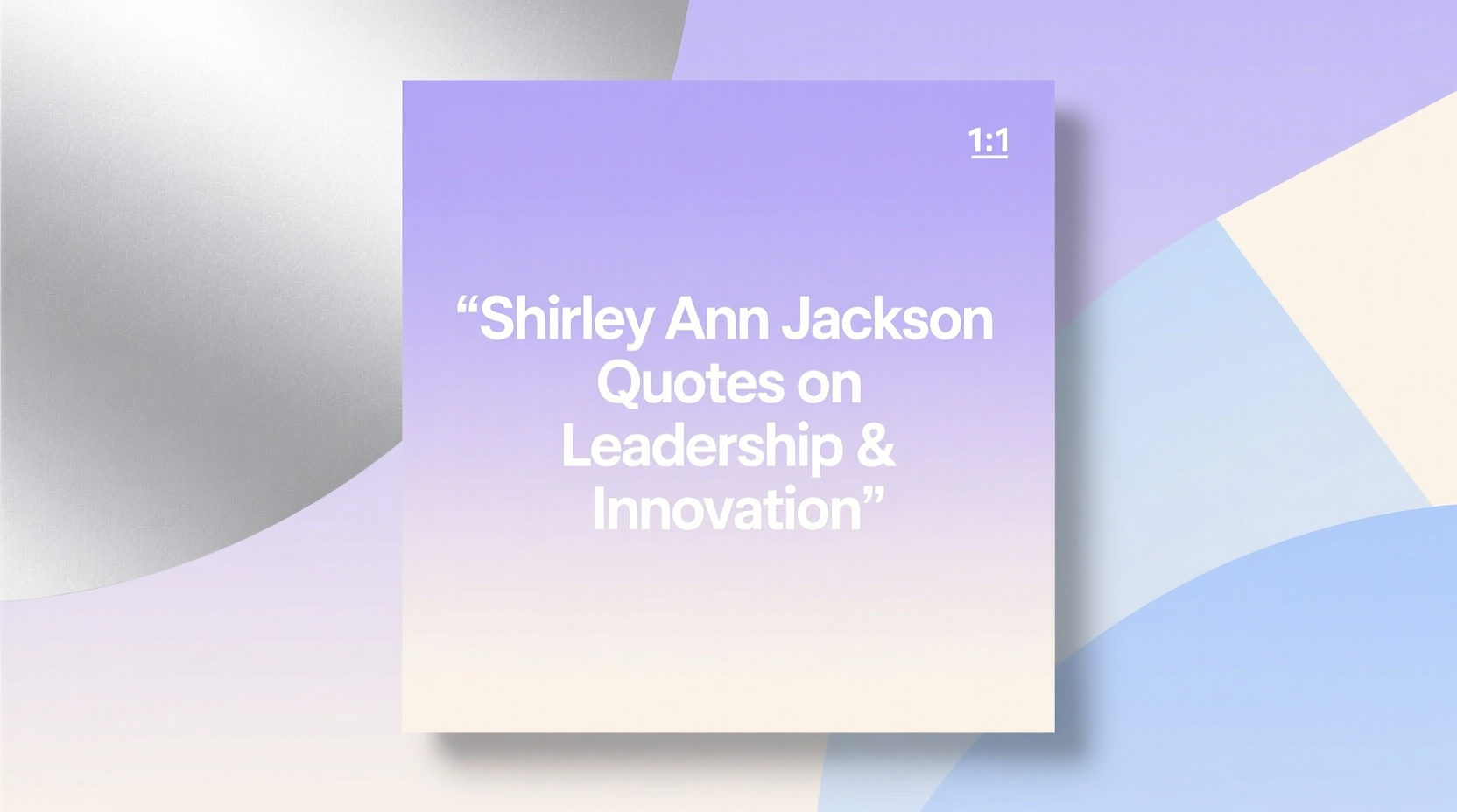 Shirley Ann Jackson Quotes on Leadership & Innovation