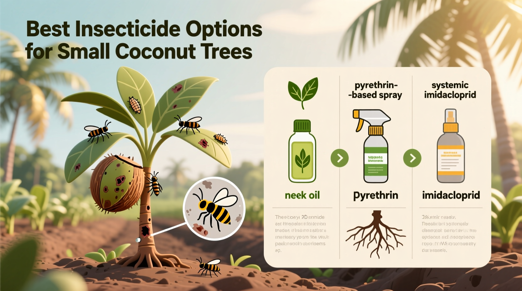 How to Choose the Best Insecticide for Killing Insects on Small Coconut ...