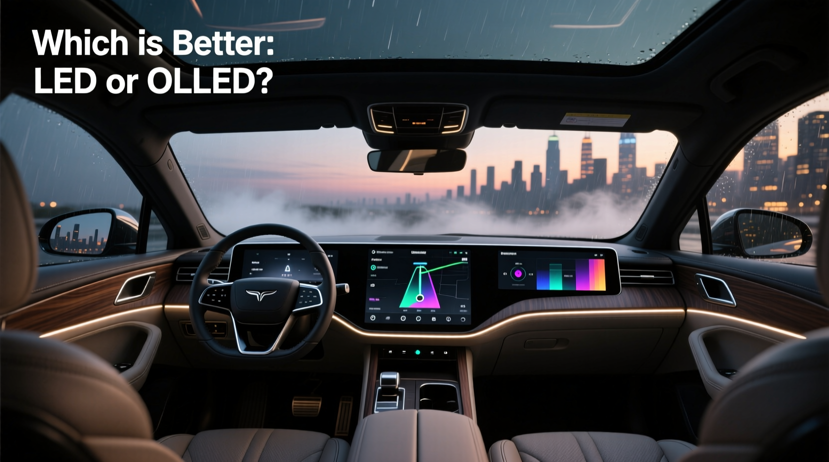 How to Choose OLED Car Display: LED or OLED? Buying Guide
