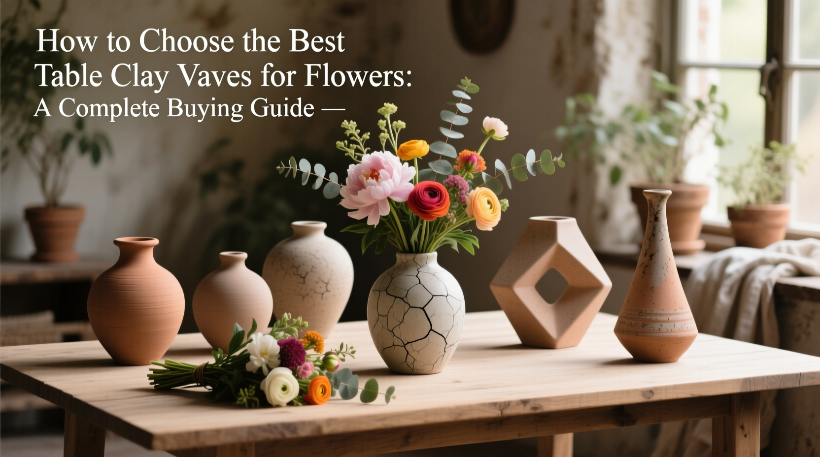 How to Choose the Best Table Clay Vases for Flowers: A Complete Buying ...