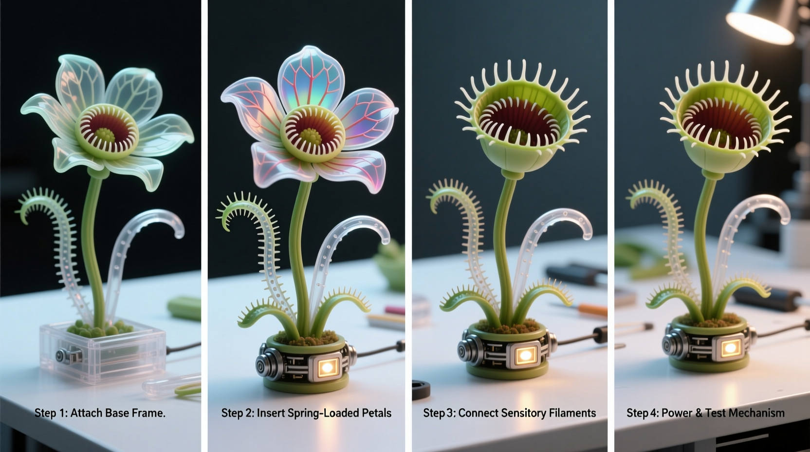 Step By Step Guide To Assembling A Realistic Carnivorous Plant ...