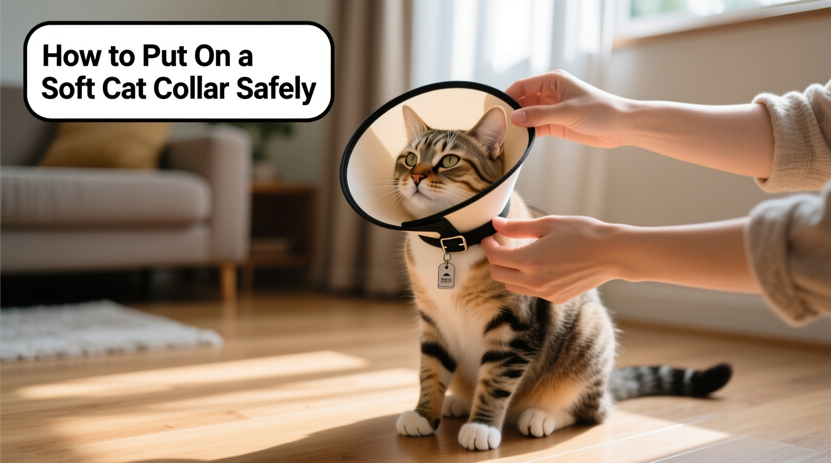 How To Comfortably And Safely Put Soft Collars On Your Cat Step By Step ...
