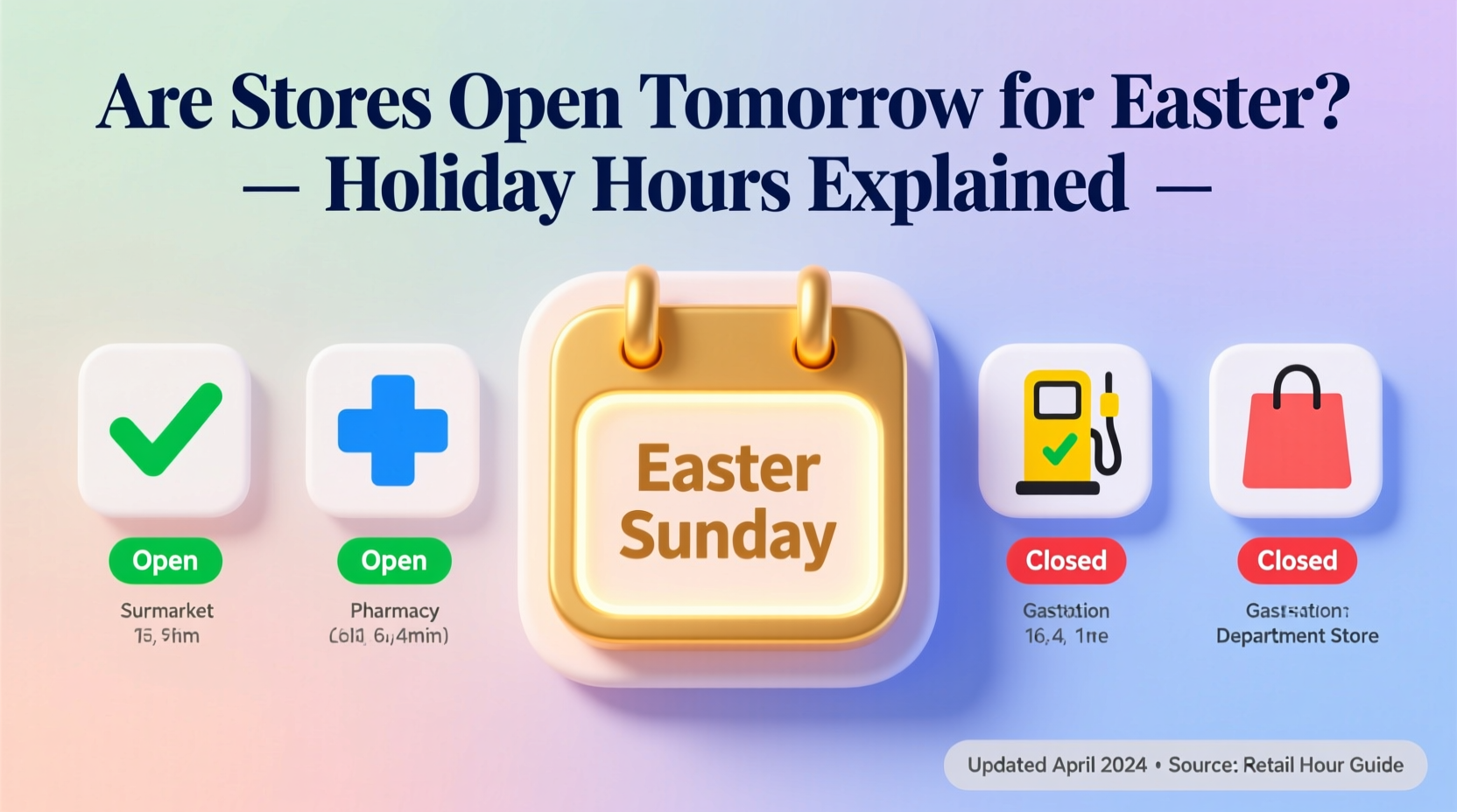 Are Stores Open Tomorrow for Easter? Holiday Hours Explained