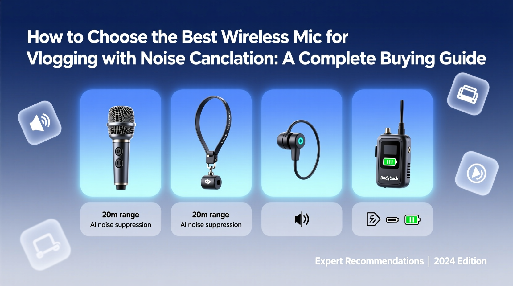 How to Choose a Wireless Mic for Vlogging with Noise Cancellation