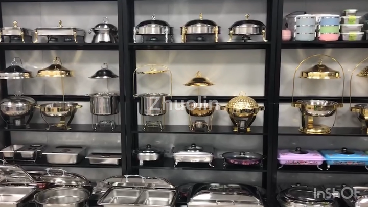 Soup Buffet Serving Hot Pot Container Catering Chaffing Dish
