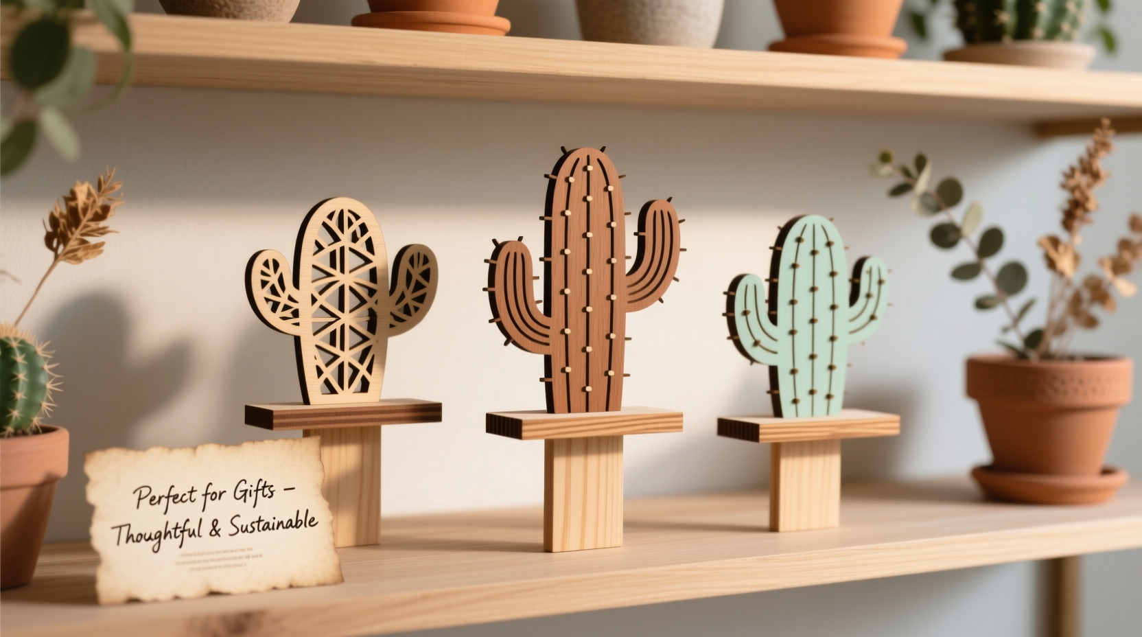 How to Choose the Best 2d Small Wood Cactus for Decor & Gifting