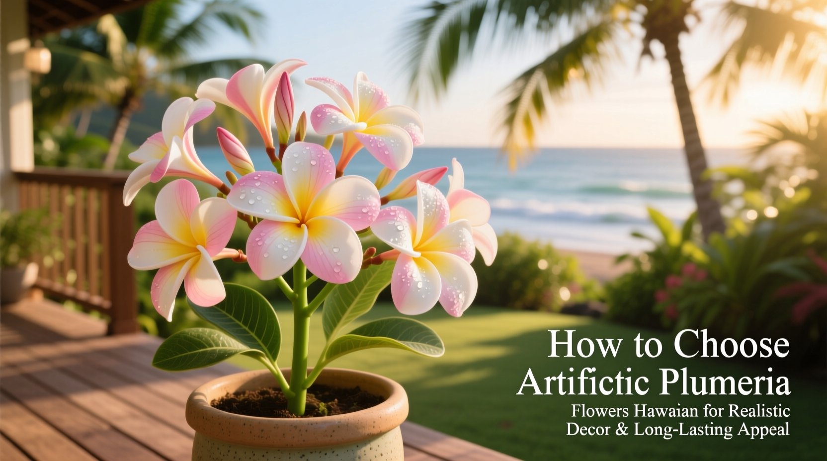 How to Choose Artificial Plumeria Flowers Hawaiian for Realistic Decor ...