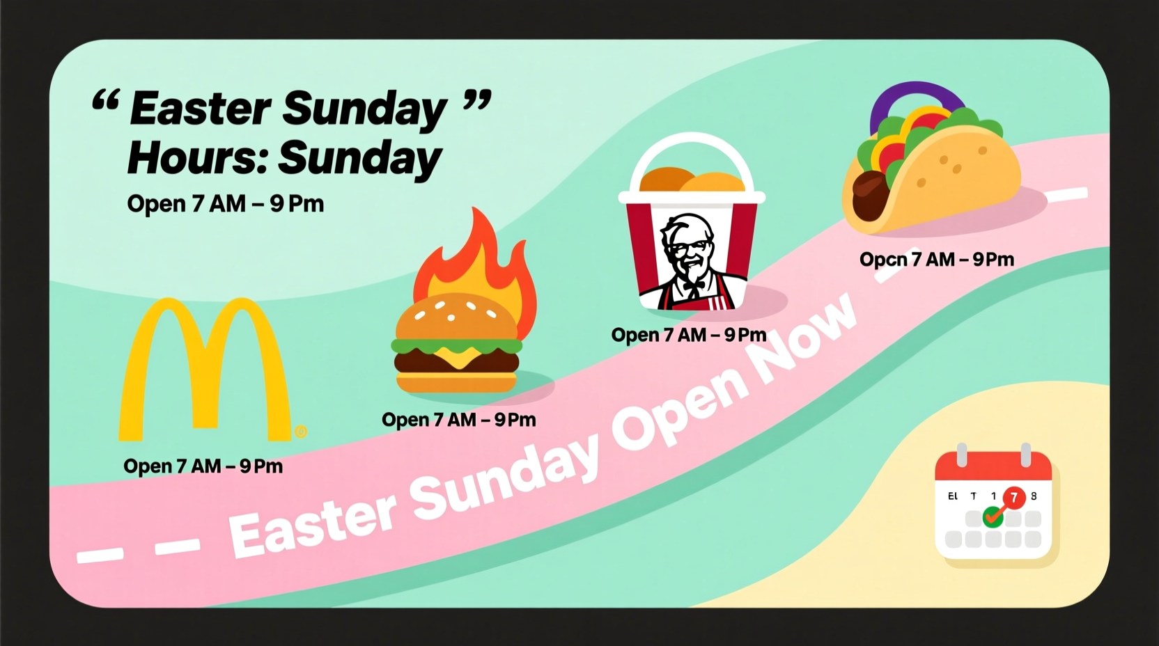 What Fast Food Restaurants Are Open on Easter Sunday
