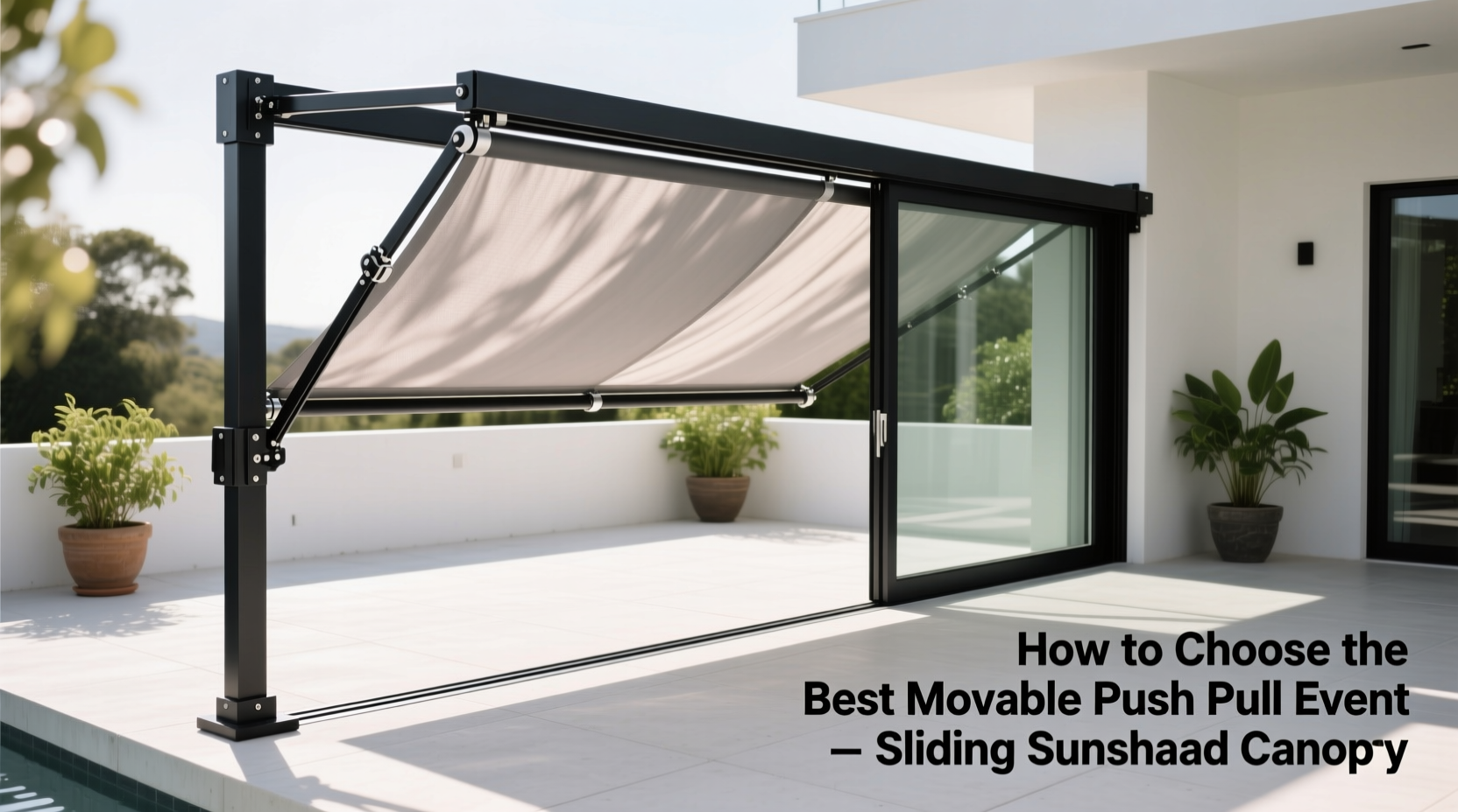 How to Choose the Best Movable Push Pull Event Sliding Sunshade Canopy