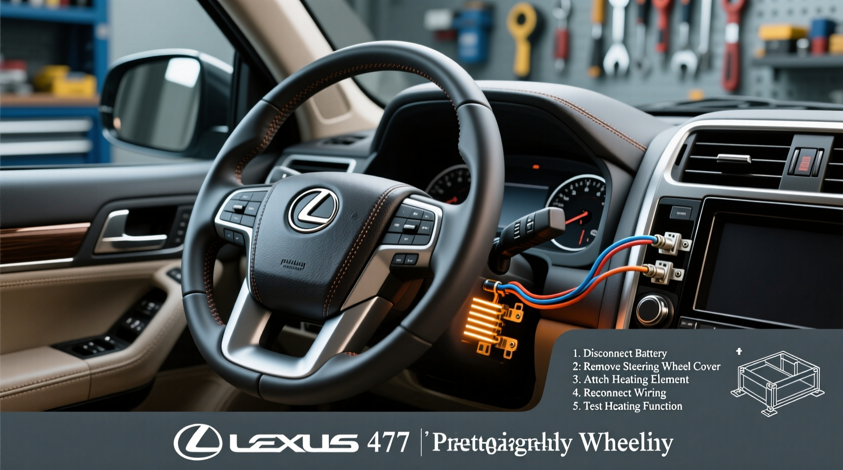 How to Install Heated Steering Wheels on a Lexus GX470