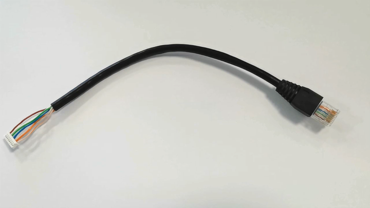 Custom Wire Harness 20cm RJ45 to 8 Pin 1.25 Picoblade AWG26 CAT5 Cable ...