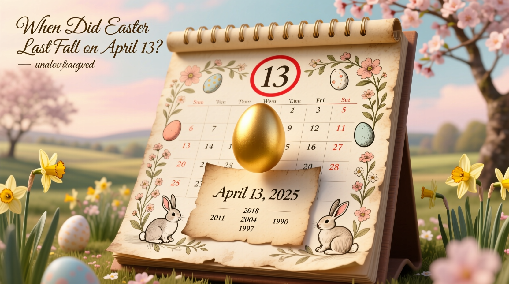 Easter on April 13: When Did It Last Occur?