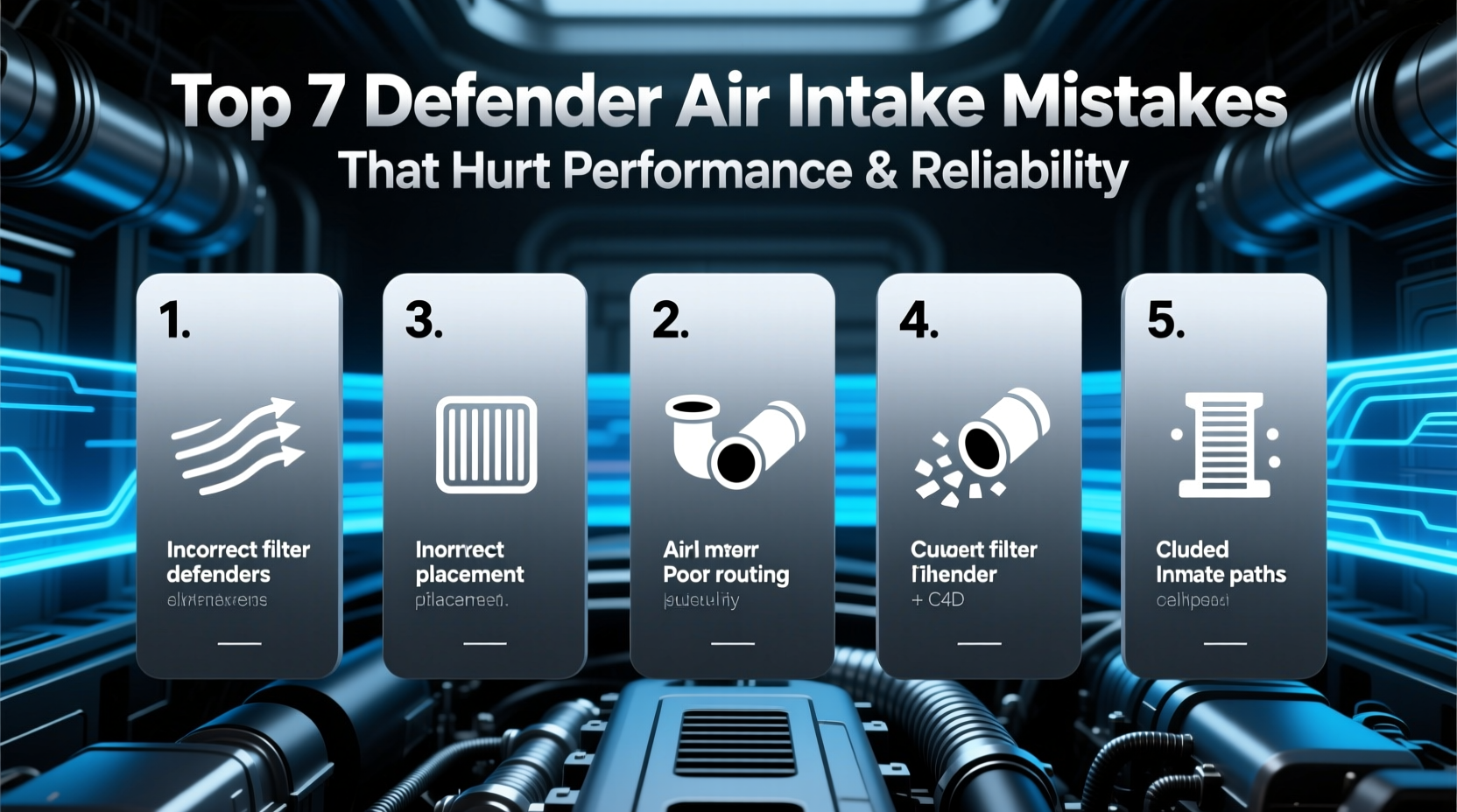 Top 7 Defender Air Intake Mistakes That Hurt Performance & Reliability