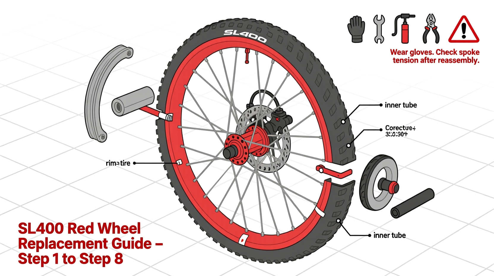 SL400 Red Wheel Replacement DIY Guide