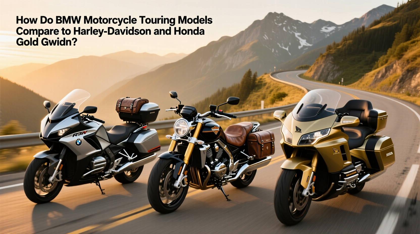 How to Choose Between BMW, Harley & Gold Wing Touring Bikes