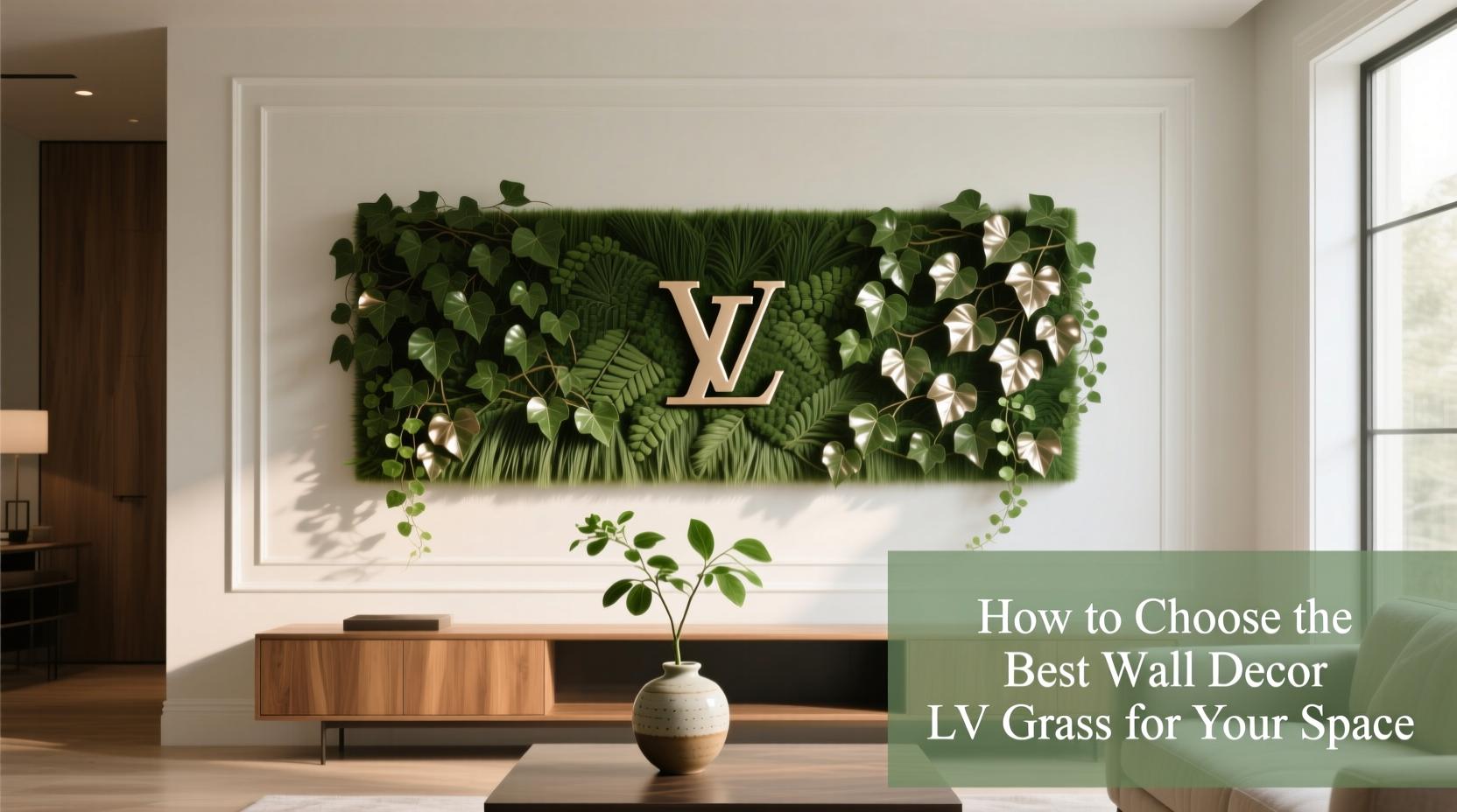 Lv Grass Wall Decor