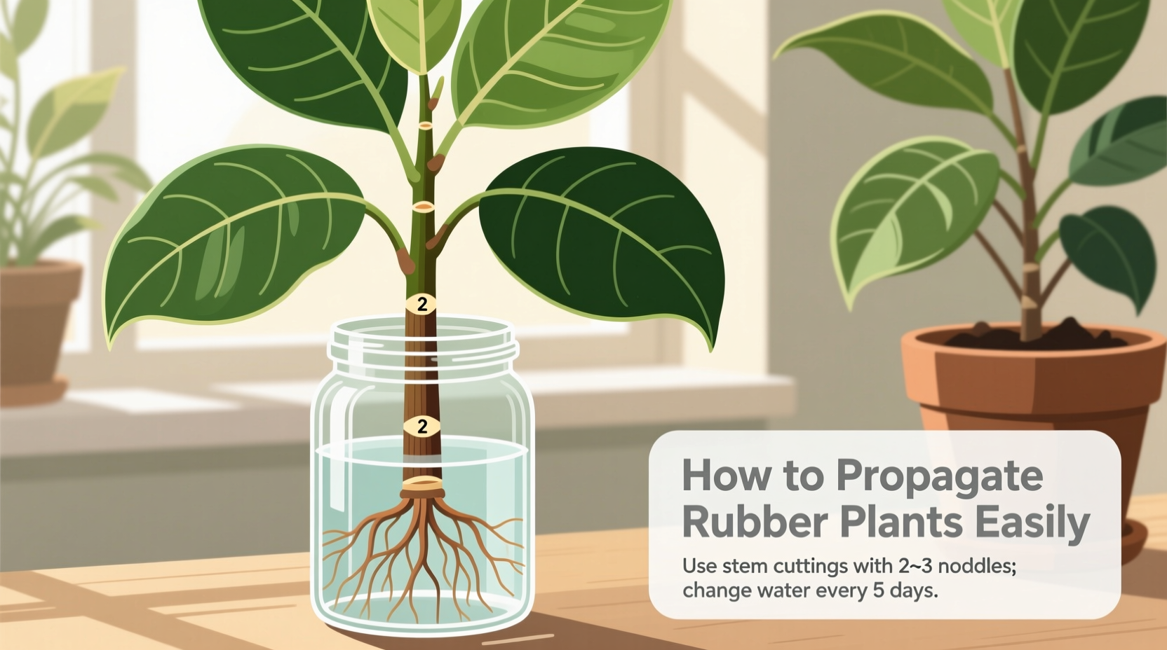 How to Propagate Rubber Plants Easily