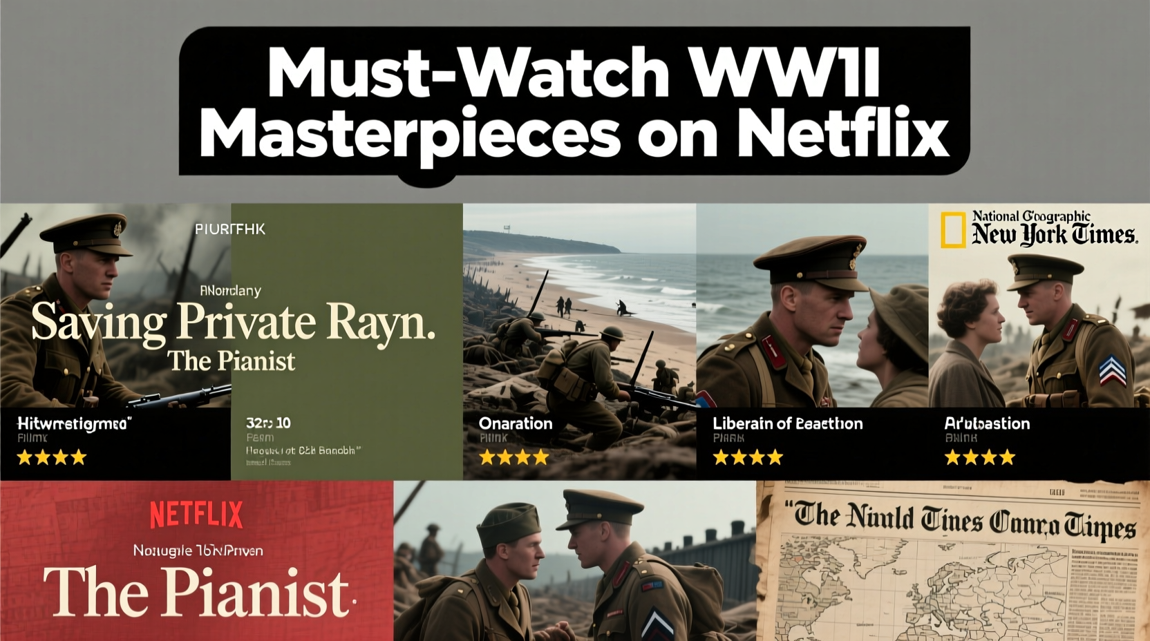 Explore The Best World War Two Movies On Netflix With Top Picks And ...