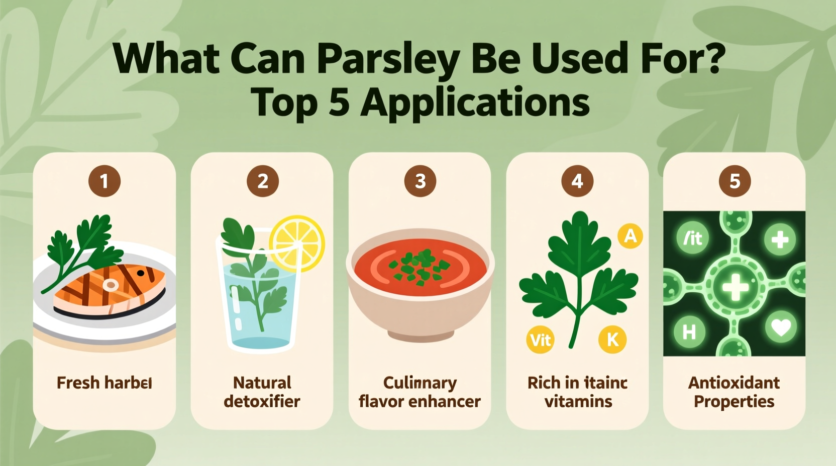 What Can Parsley Be Used For? Top 5 Applications