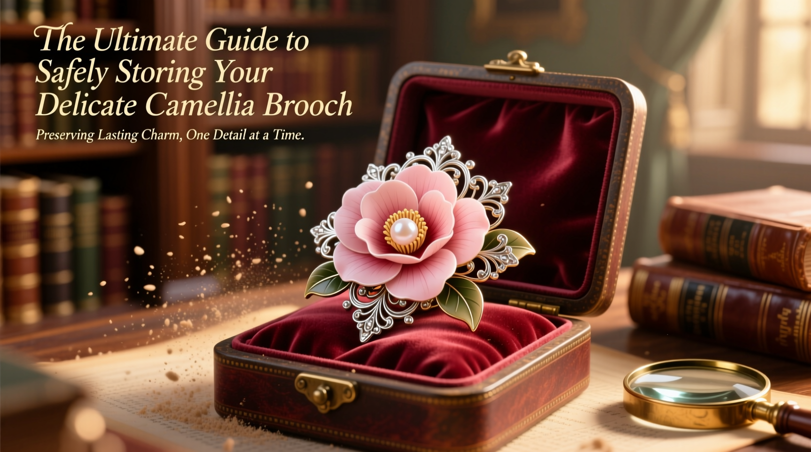 The Ultimate Guide To Safely Storing Your Delicate Camellia Brooch For ...
