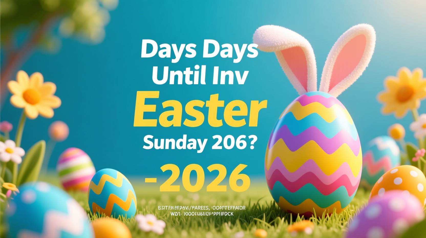 How Many Days Until Easter Sunday 2026?