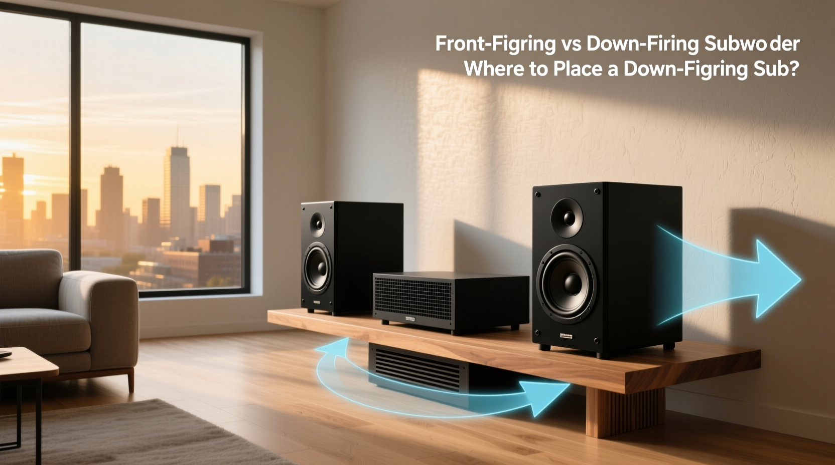 Front vs Down Firing Subwoofer: How to Choose & Place It