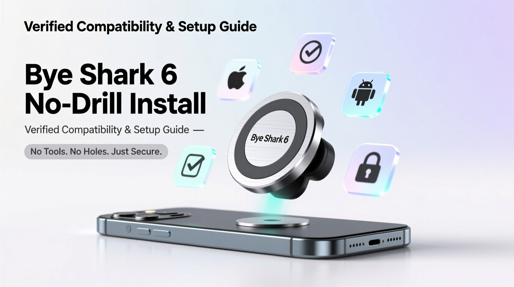 Bye Shark 6 No-Drill Install: Verified Compatibility & Setup Guide