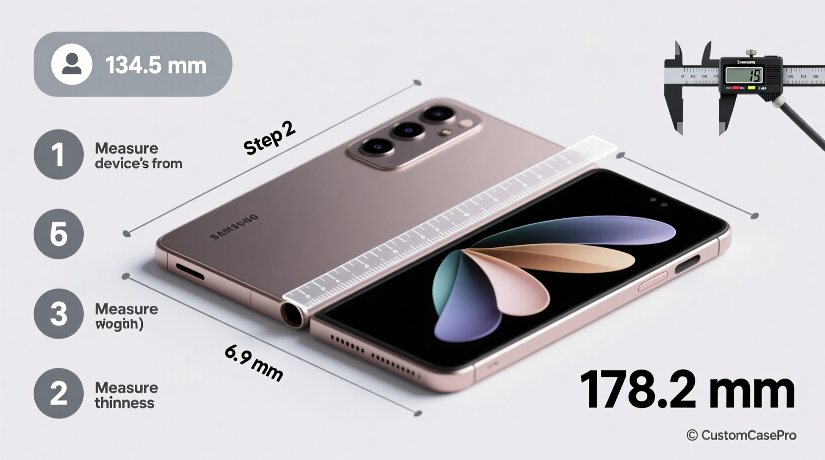 Step By Step Guide To Measuring Your Samsung Z Fold For The Perfect ...