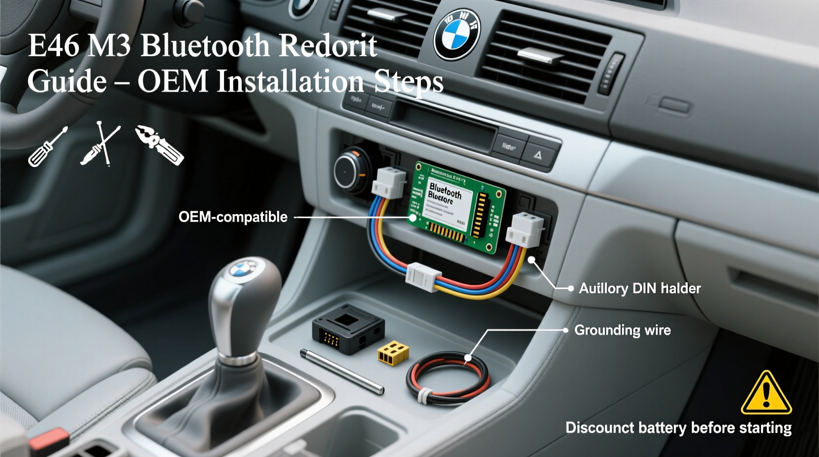 E46 M3 Bluetooth Install Guide: OEM Retrofit Steps & Parts