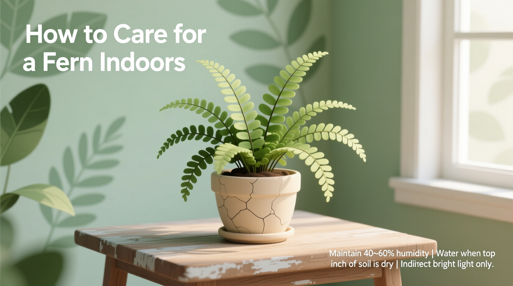 How to Care for a Fern Indoors