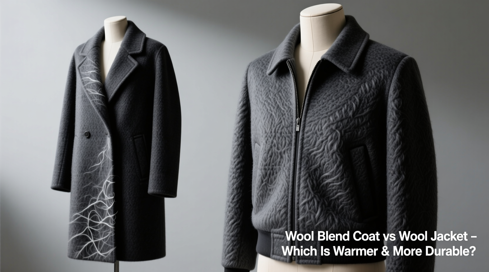 Wool Blend Coat Vs Wool Jacket Which One Is Actually Warmer More Durable