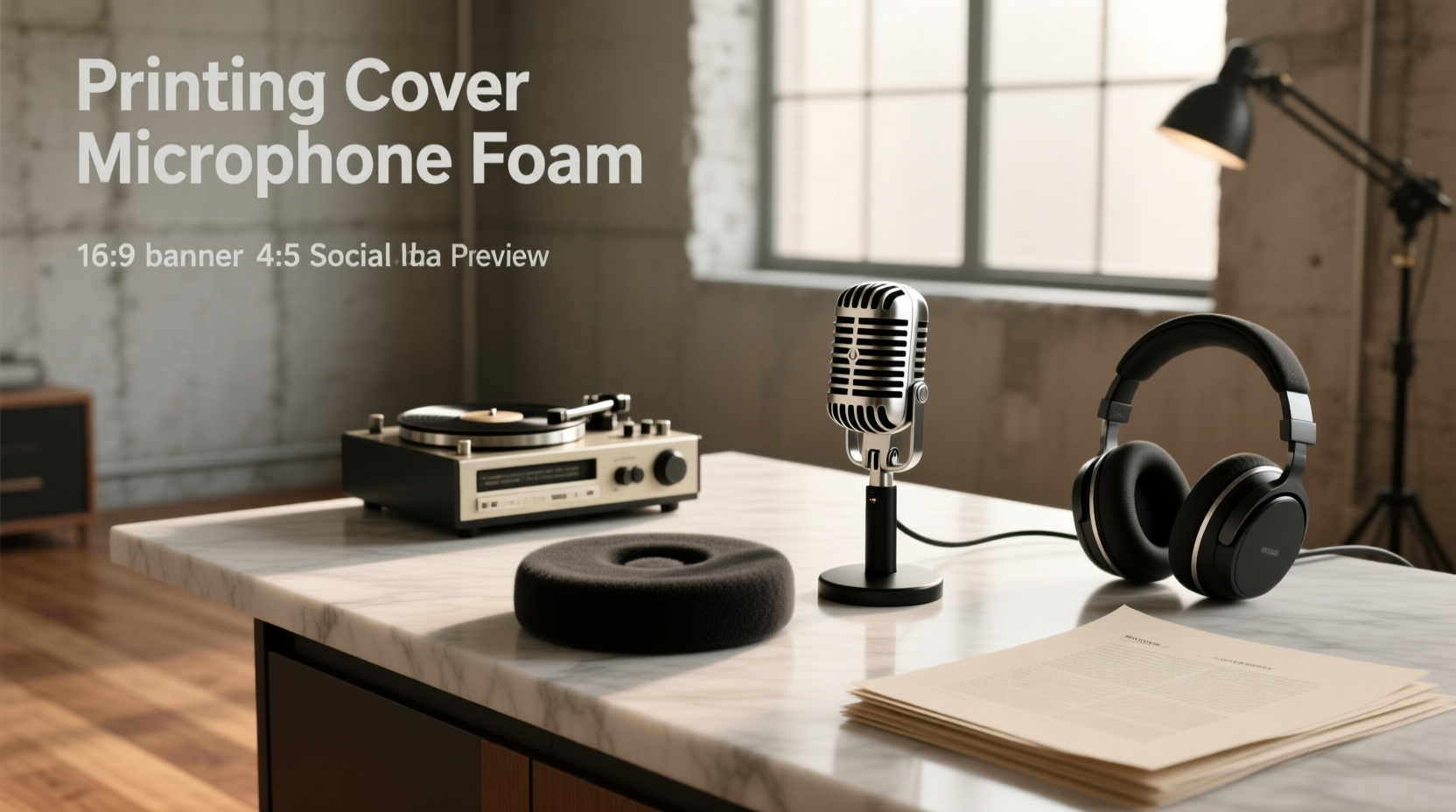 How to Print on Microphone Foam — A Real-World Guide